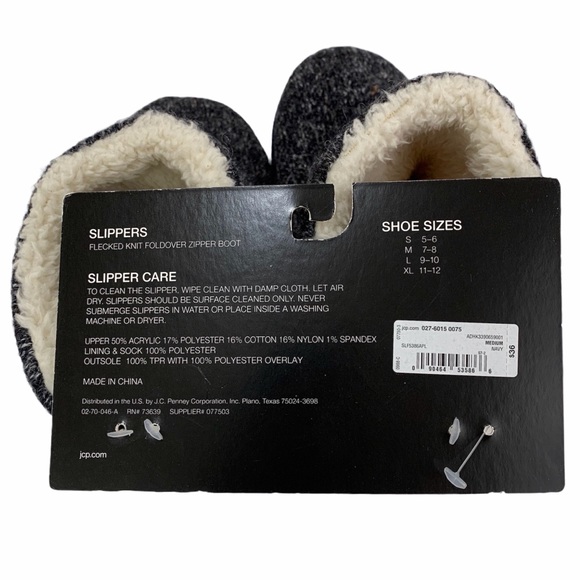 Mix It | Shoes | Mixit Slippers Booties Size M 78 Charcoal | Poshmark